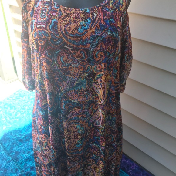 Dresses | Xl Dress Light Flowing Colorful Cozy Cute | Poshmark